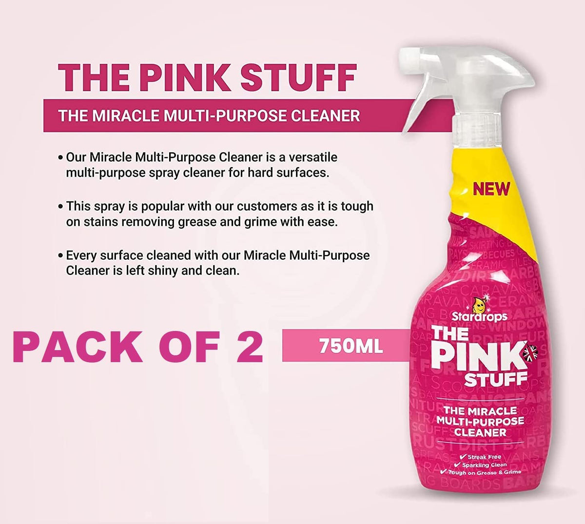 Pink stuff The Miracle Multi-Purpose Cleaner – Quailitas Limited
